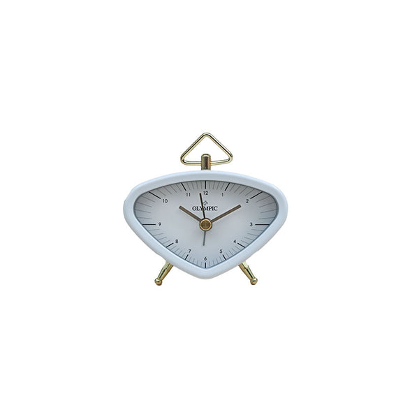 Mini Triangle Alarm Clock - White - Olympic Swiss Watch